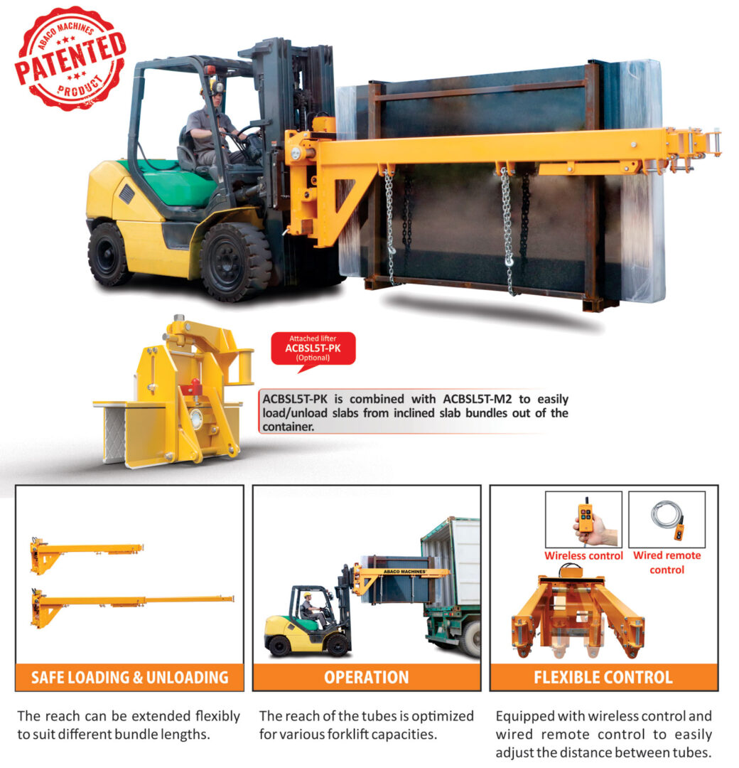 ABACO CONTAINER BUNDLE SLAB LOADER - ACBSL5T-M2