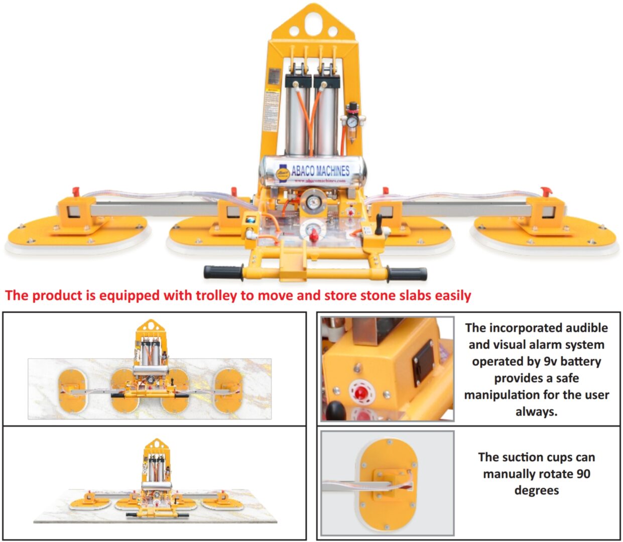 ABACO MULTI STONE VACUUM LIFTER - AMSVL100