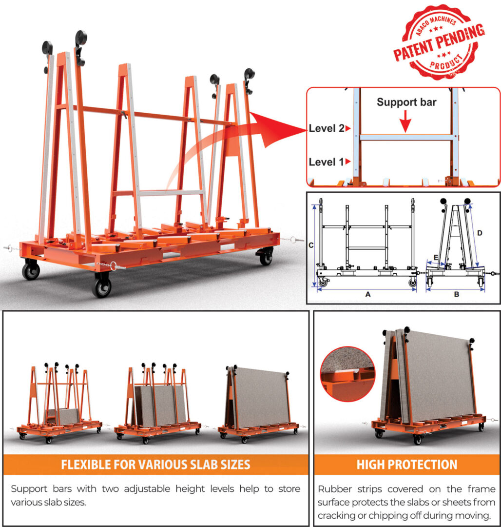 ABACO FOLDING ONE-STOP A-FRAME – FOSA8759 - ABACOMACHINES
