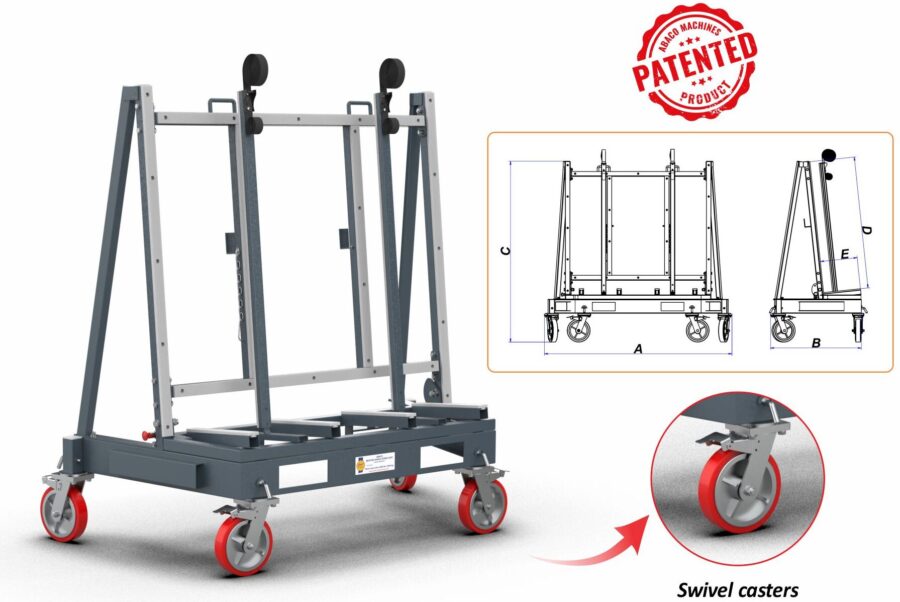 ABACO NESTING SINGLE SIDED CART - NSC6432