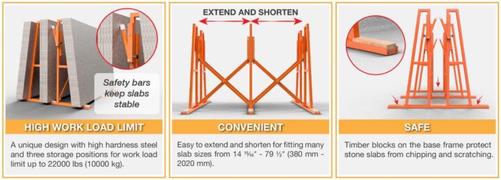 ABACO TRIPLE SIDE FOLDING TRUCK A-FRAME - ATSFTA056 - ABACOMACHINES