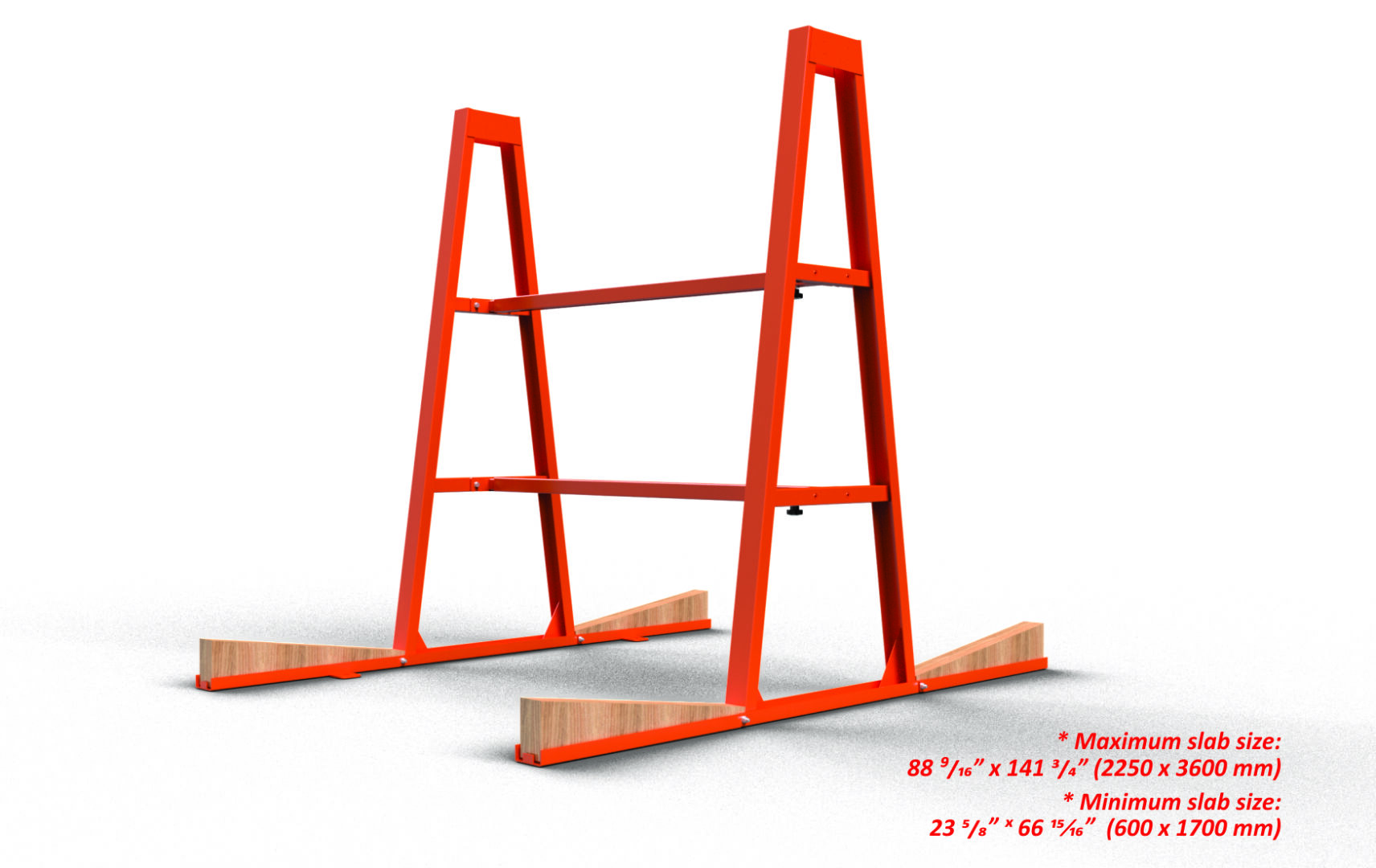 ABACO FOLDING ADJUSTABLE GIANT A-FRAME - FAGA078 - ABACOMACHINES