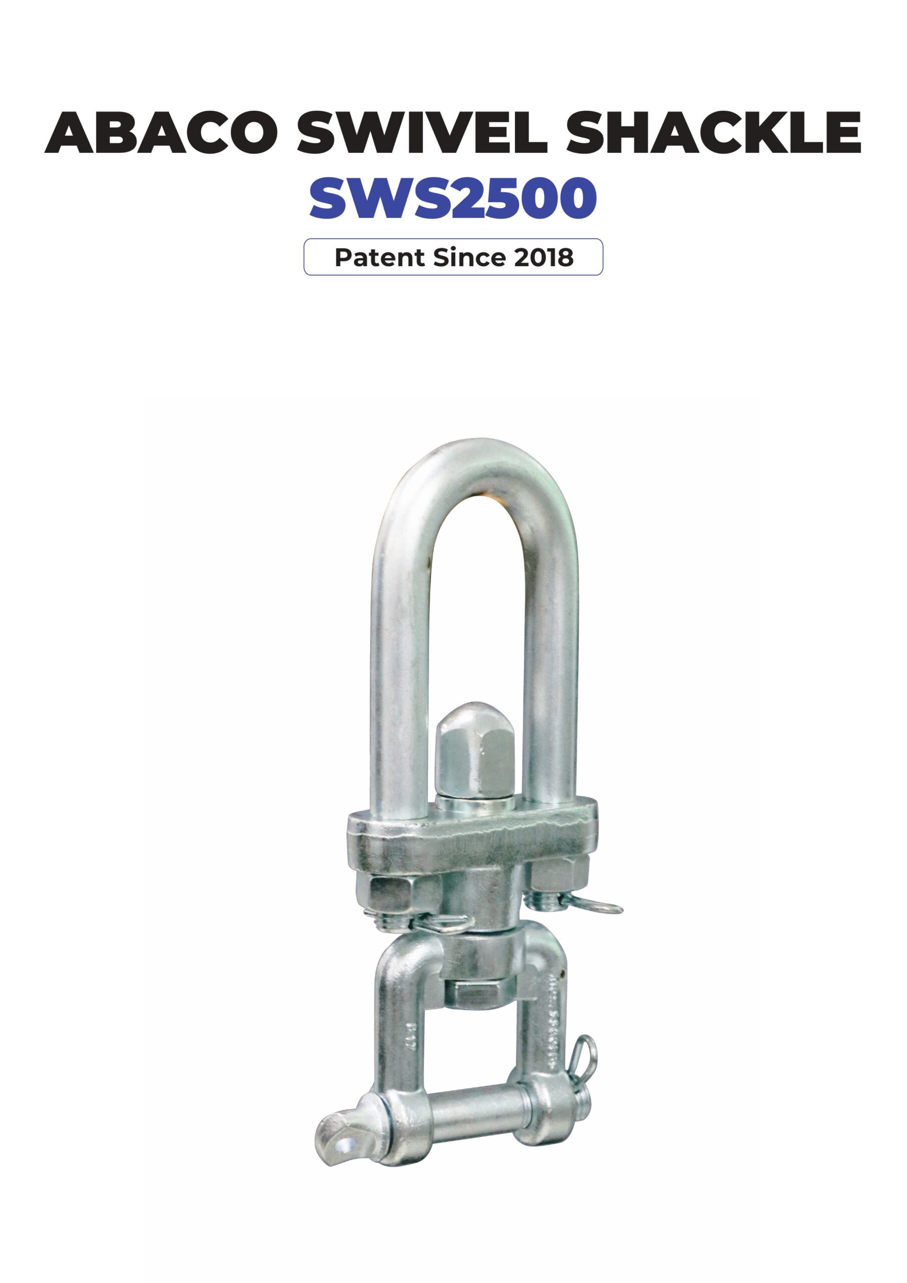 PATENT: ABACO SWIVEL SHACKLE – SWS - ABACOMACHINES